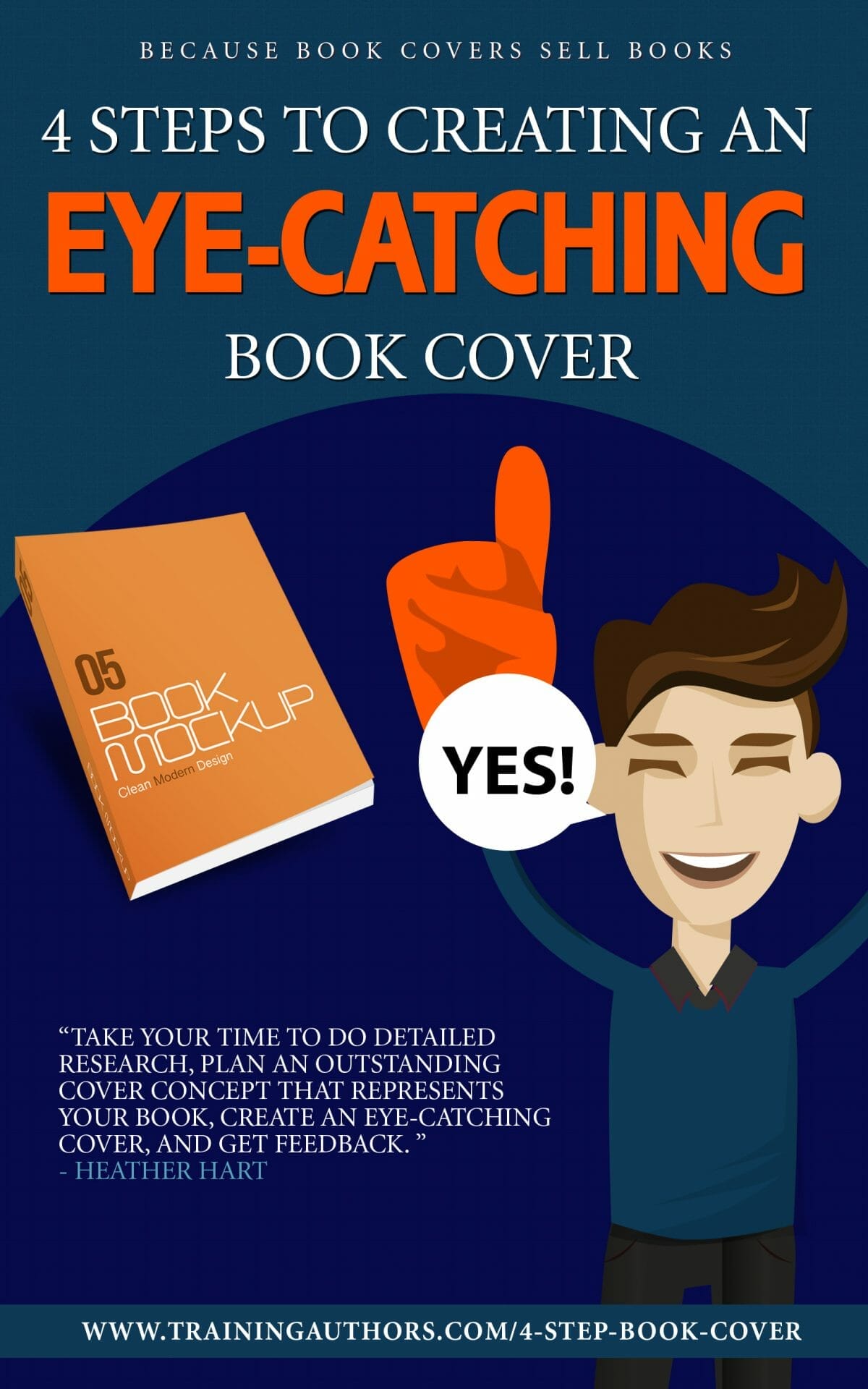 4 Steps to Creating an Eye-Catching Book Cover - Training Authors with ...