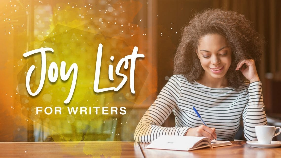 Joy List for Writers